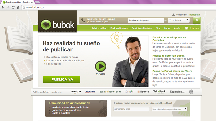 homebubok - Blog de Bubok Colombia - ediciones de autor